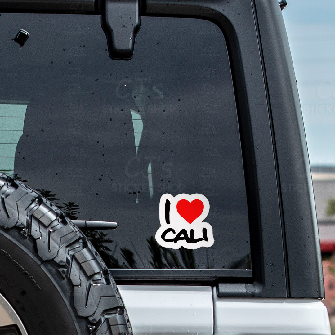 I Love Cali Sticker – CJ's Sticker Shop