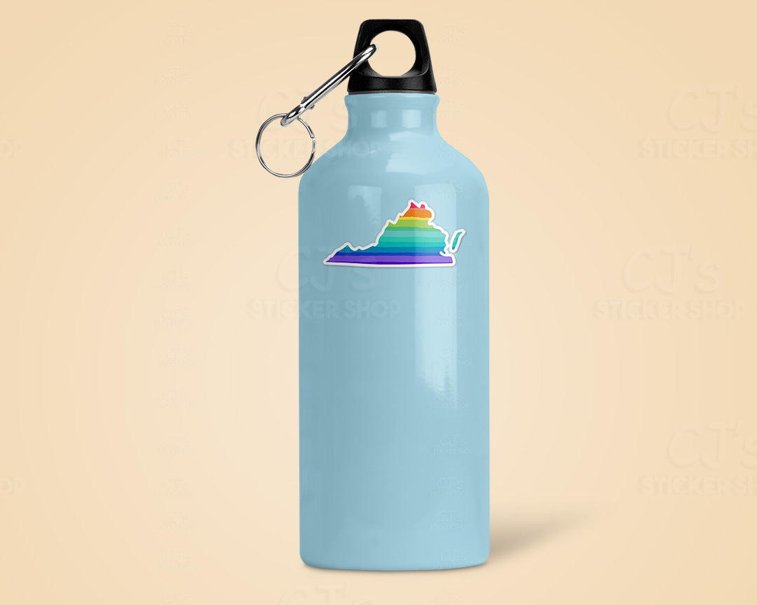 Virginia Rainbow State Sticker – CJ's Sticker Shop