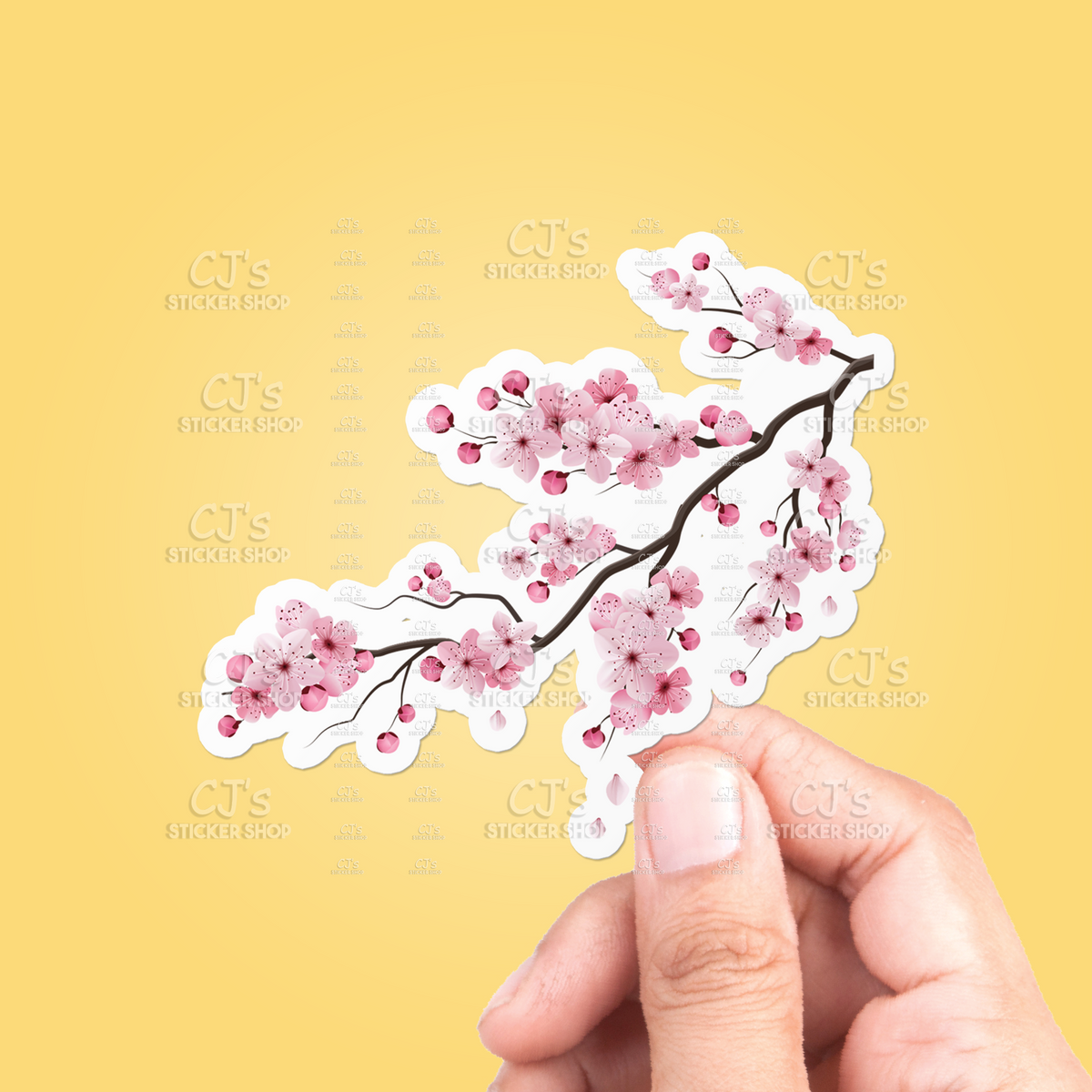 Sakura Branch Sticker – CJ's Sticker Shop